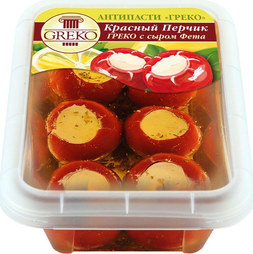 Красный перец Greco с сыром Фета купить с доставкой по Москве, цены в ...