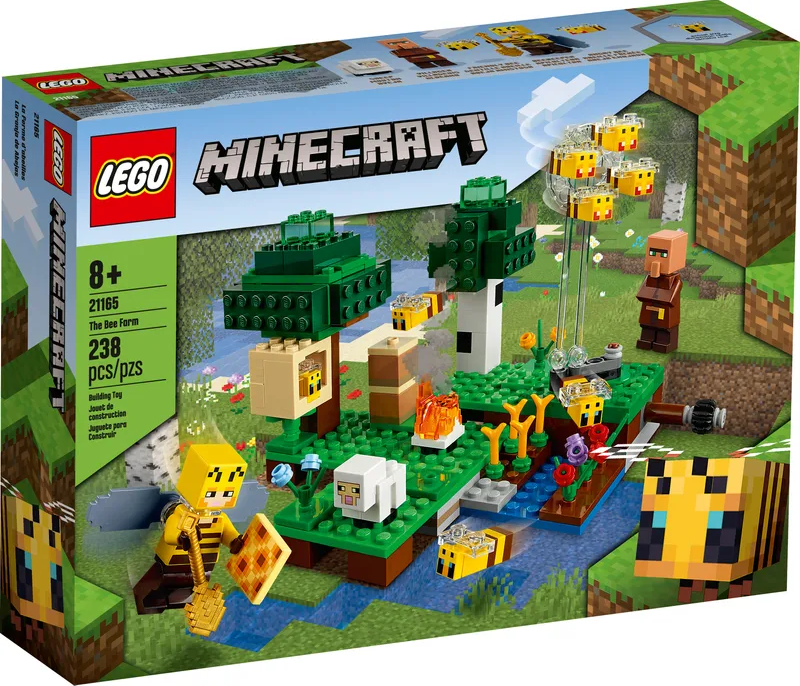 Конструктор Lego Minecraft Пчелиная Ферма 21165 238 деталей купить с ...